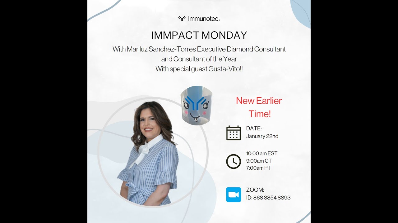 Immpact Moday with Mariluz Sanchez-Torres Executive Diamond - YouTube