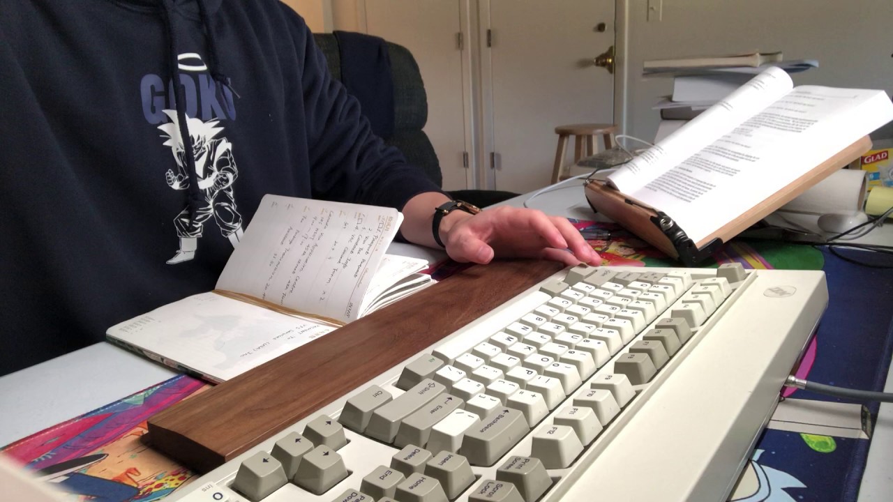 [Keyboard ASMR] IBM Model M Typing Sound Buckling Spring(Dental Floss ...