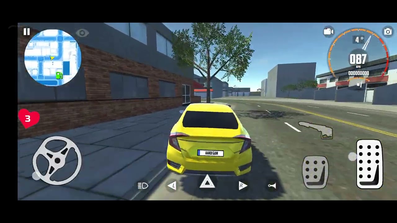car simulator civic ; City driving 🚗 best games in Android (car game ...