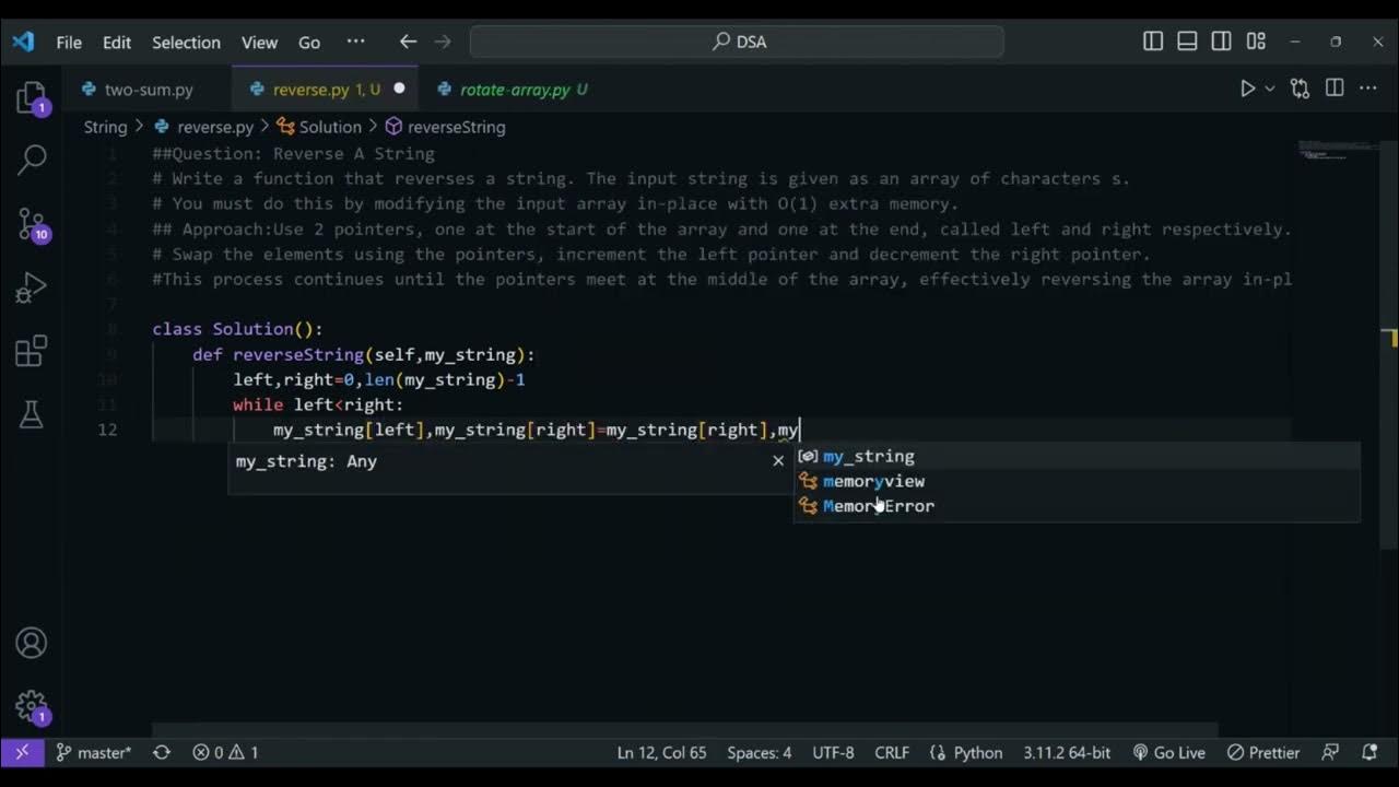 Reverse String in Python - YouTube