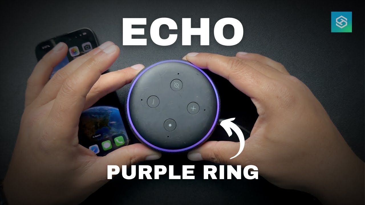 Alexa Echo with Purple Ring Light (What it Means & How to Fix) - YouTube