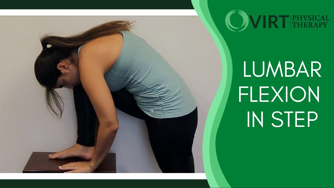 Lumbar Flexion in Step (standing) - YouTube