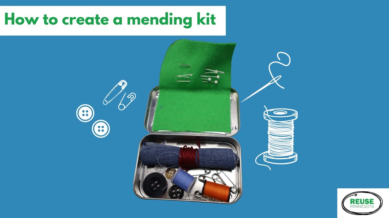 How to create a mending kit - YouTube