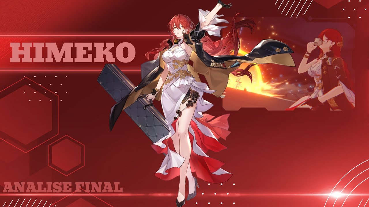 ELA MELHOROU MUITO COM O SET NOVO! ANALISE COMPLETA DA HIMEKO || HONKAI ...
