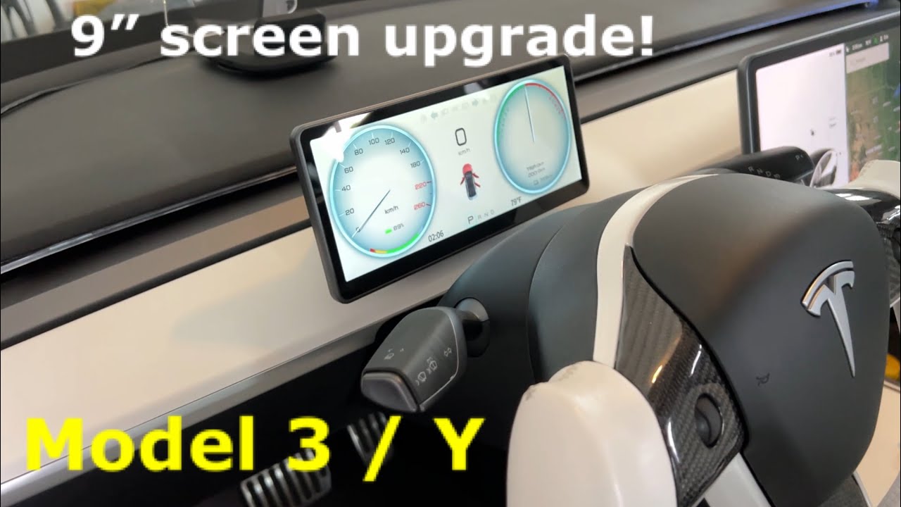 New upgraded 9" center screen for the Tesla Model 3 / Y from Hansshow ...