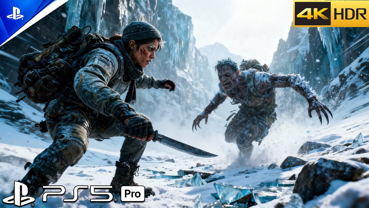 FROZEN ZOMBIE ESCAPE on (PS5 PRO) | Realistic ULTRA Graphics Gameplay ...