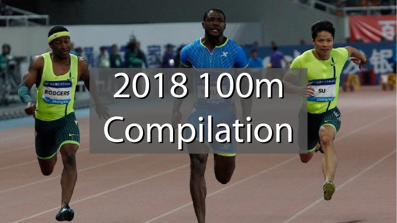 100m Dash Sprinting Compilation - 2018 Races - YouTube