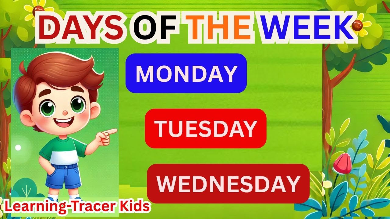 Days of the Week Song for Kids | Fun Learning Video for Toddlers ...