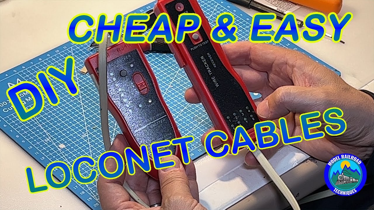Cheap and Easy DIY Loconet cables - YouTube