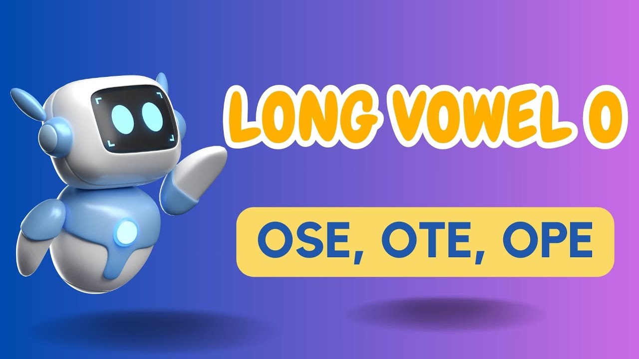 Long Vowel 'o' | Phonics Sentences Practice for Kids | 'OSE,' 'OTE ...