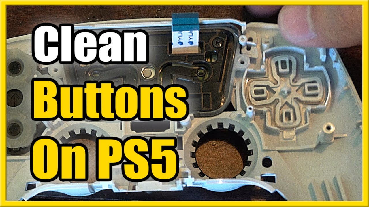 How To Fix Clean Stuck Buttons On PS5 Controller Take Apart Easy