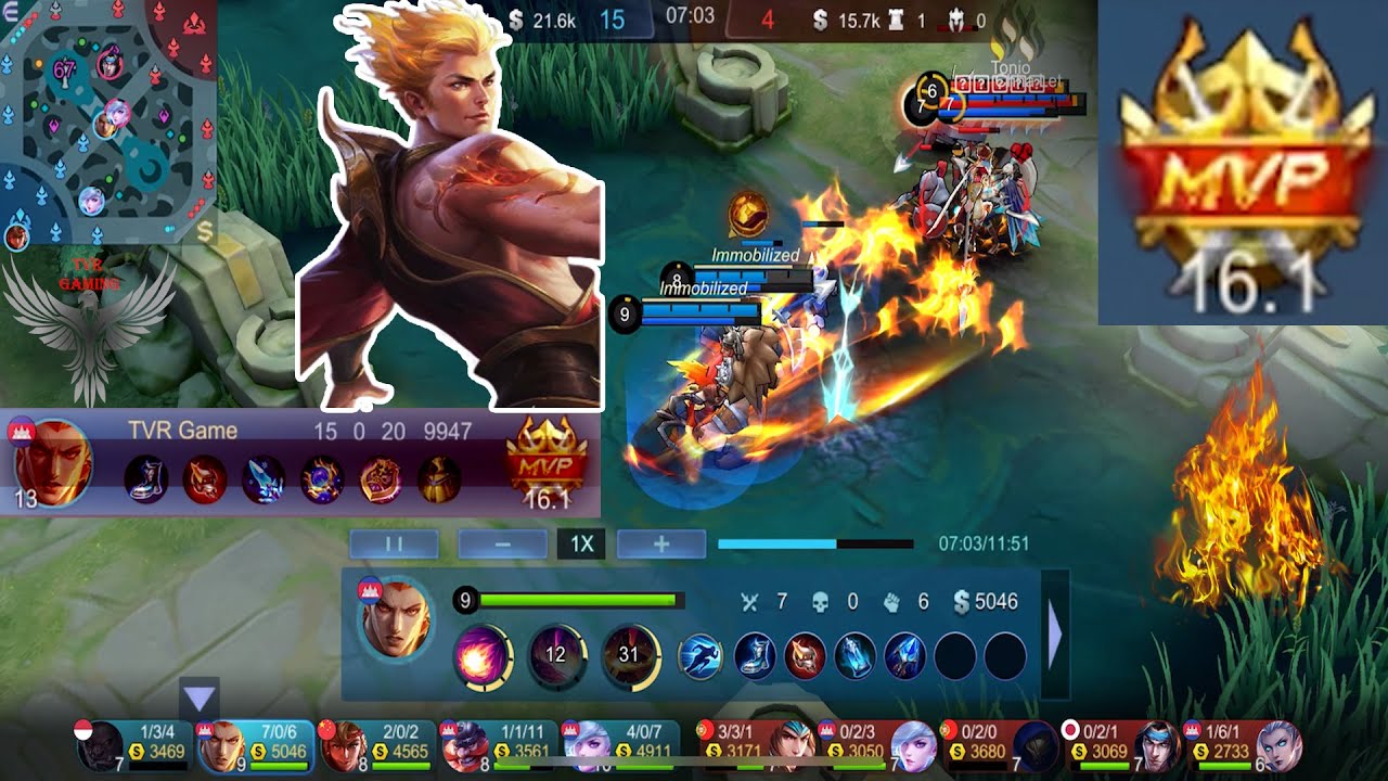 Varil MVP with KDA 15 0 20 the best Mage in mobile legends bang bang - YouTube