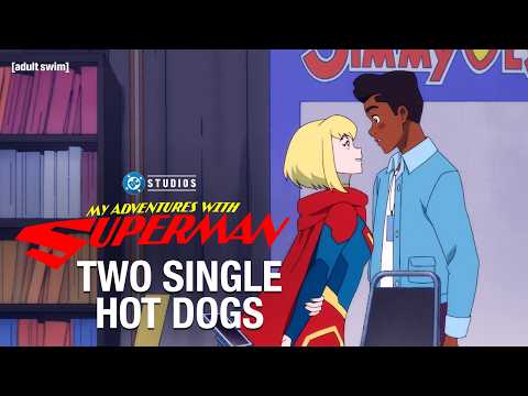 Two single hotdogs | My Adventures with Superman Season 3 | Adult Swim Europe
