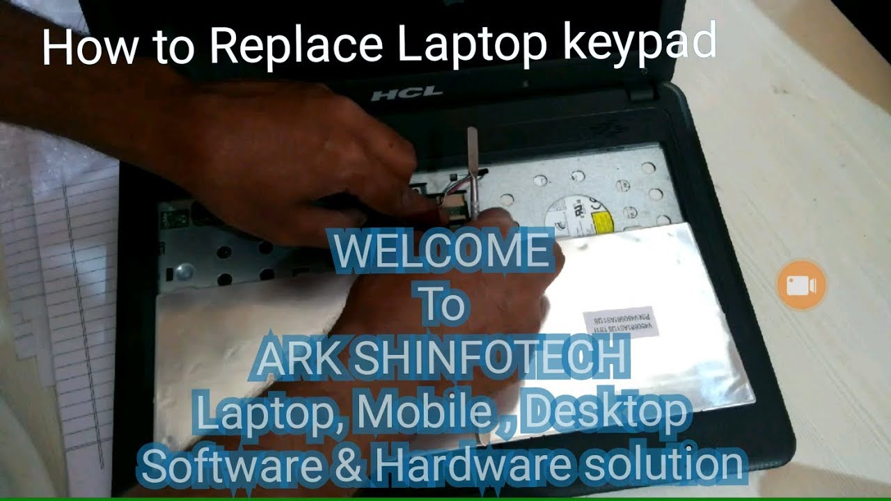 How to replace Laptop keypad/keyboard?? - YouTube