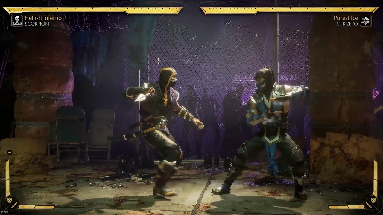Mortal Kombat 11 Scorpion Hellish Inferno Advanced Kombos Part II - YouTube