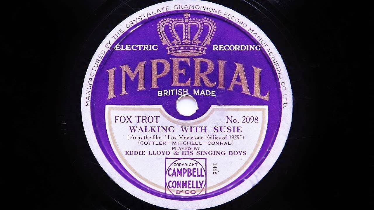 Eddie Lloyd and His Singing Boys - Walking With Susie - YouTube
