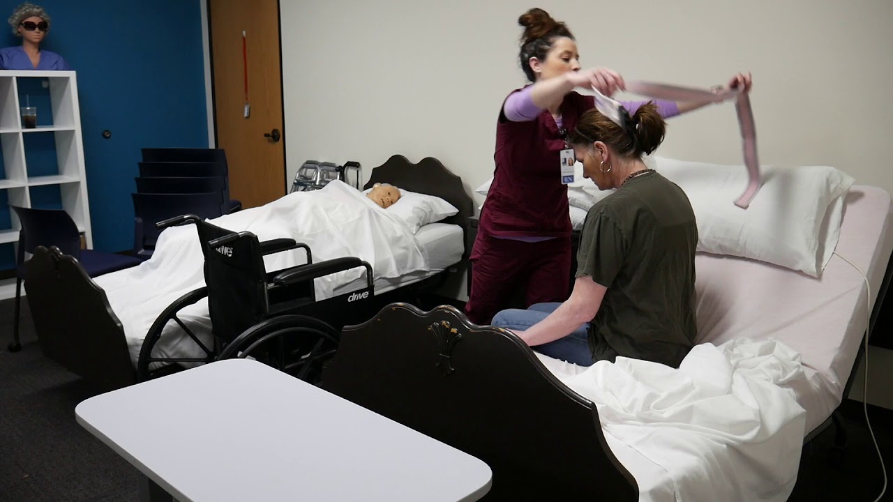 CNA Skills - Transferring a Resident - YouTube