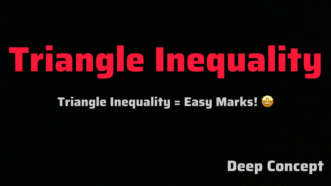 Triangle Inequality in Complex Numbers | Deep Concept Explained|#iitjee ...
