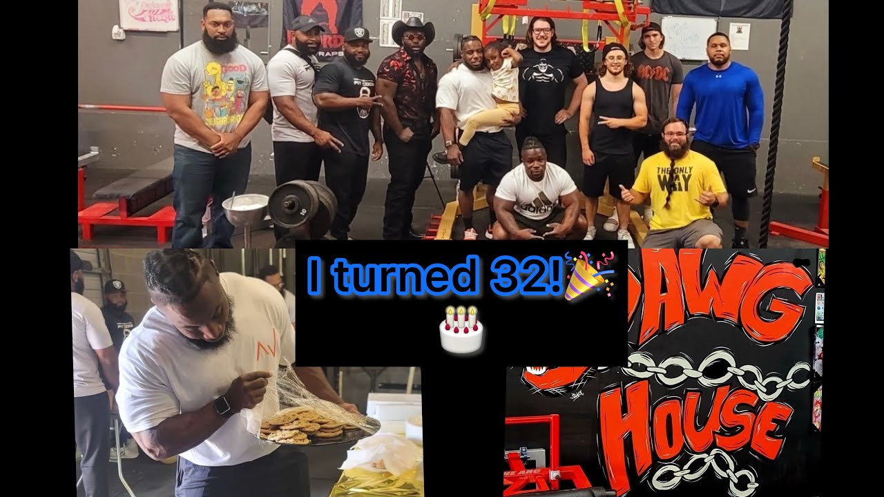 My 32nd Birthday| Lifting party at Eminent Strength - YouTube