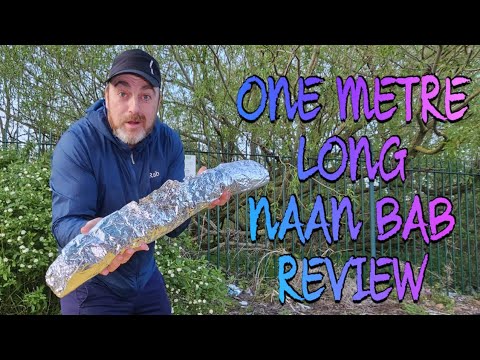 MASSIVE ONE METRE LONG MIXED NAAN BAB FOOD REVIEW - YouTube