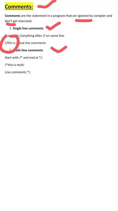 Comments in C Language #clanguage #comment #computerprogramming #mr_atif62 #skills - YouTube