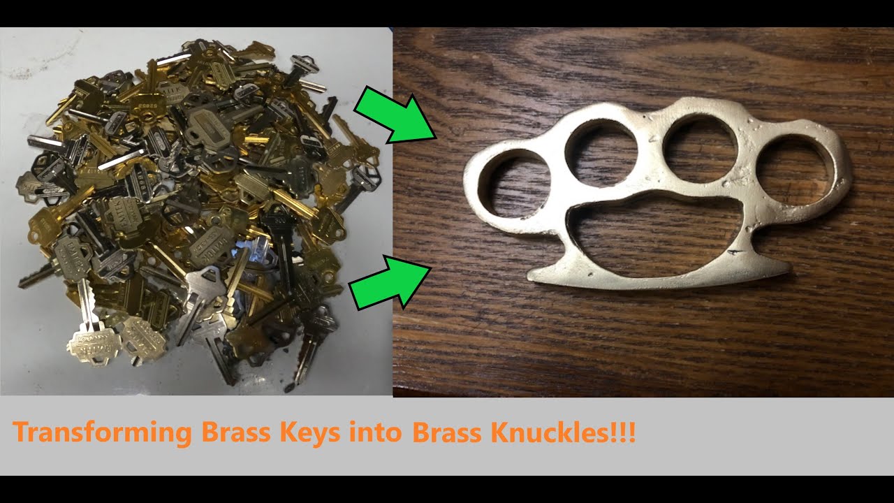 Turning Brass Keys into Brass Knuckles! - YouTube