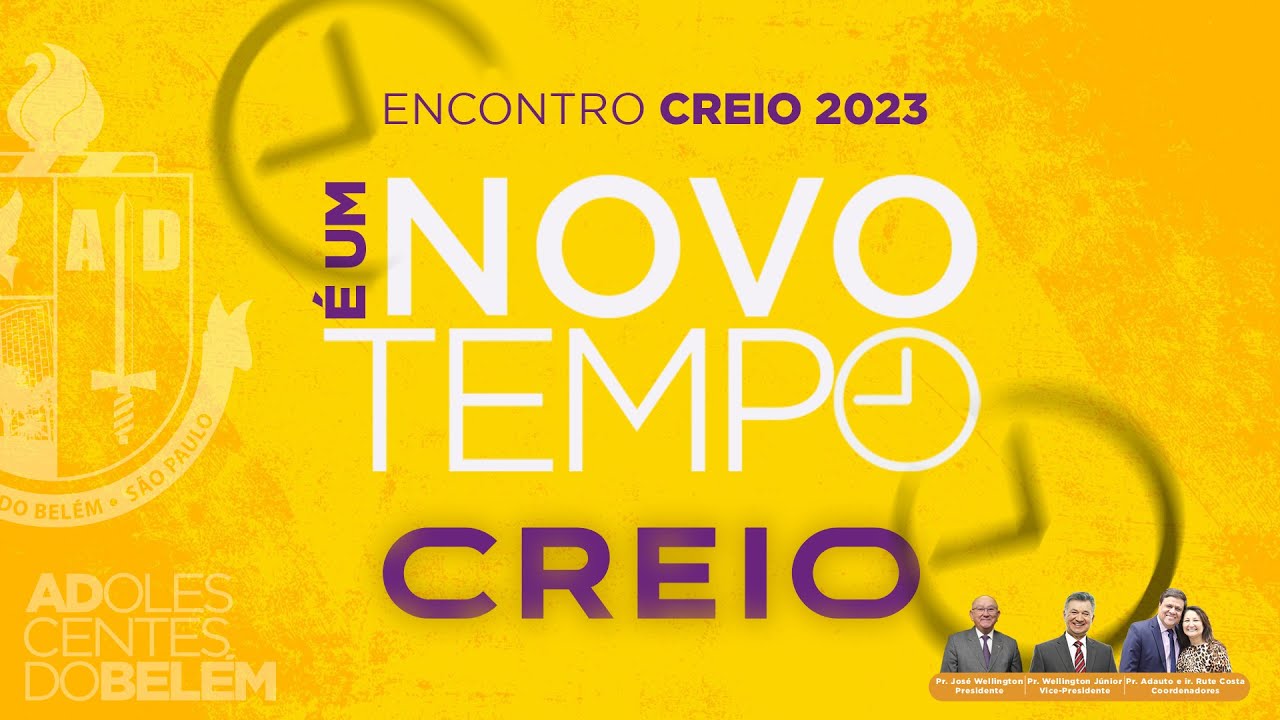 ENCONTRO CREIO 2023 | É UM NOVO TEMPO | 20/08/2023 | TV AD BELEM - YouTube