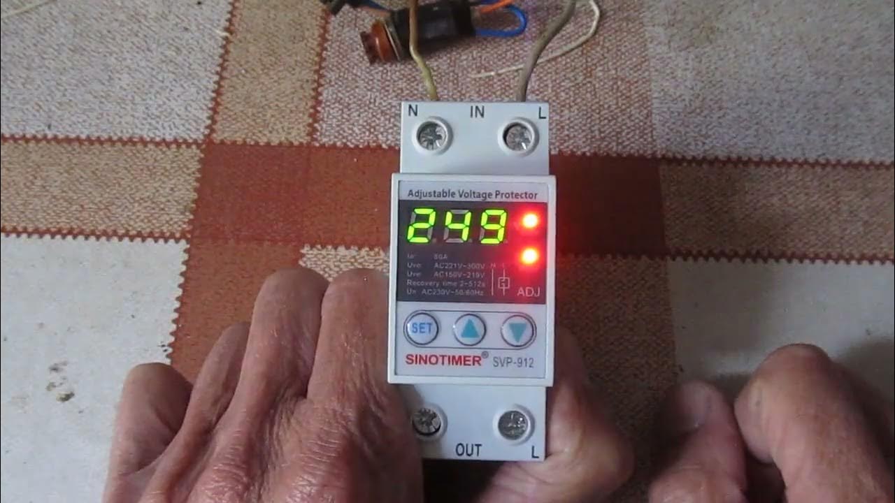 Реле напряжения sinotimer. Защита от высокого и низкого напряжения ...