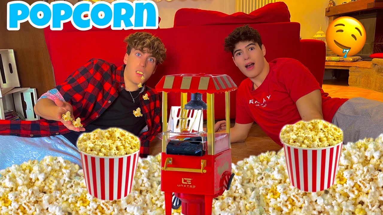 POPCORN CHALLENGE *macchina per i popcorn* | leo&tommy - YouTube