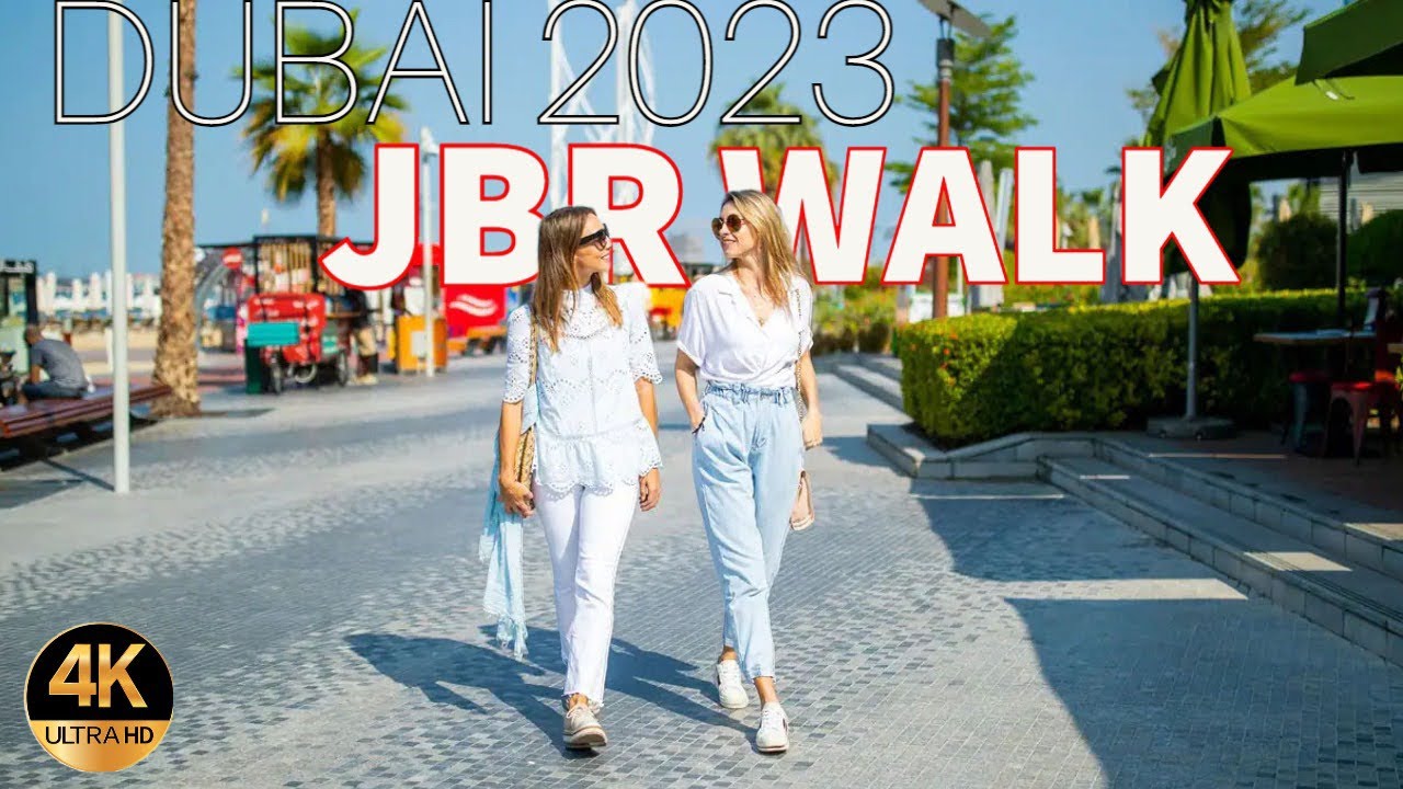 Dubai 🇦🇪 JBR II JBR Marina Walking Tour II 4K UHD II 2023 II united ...