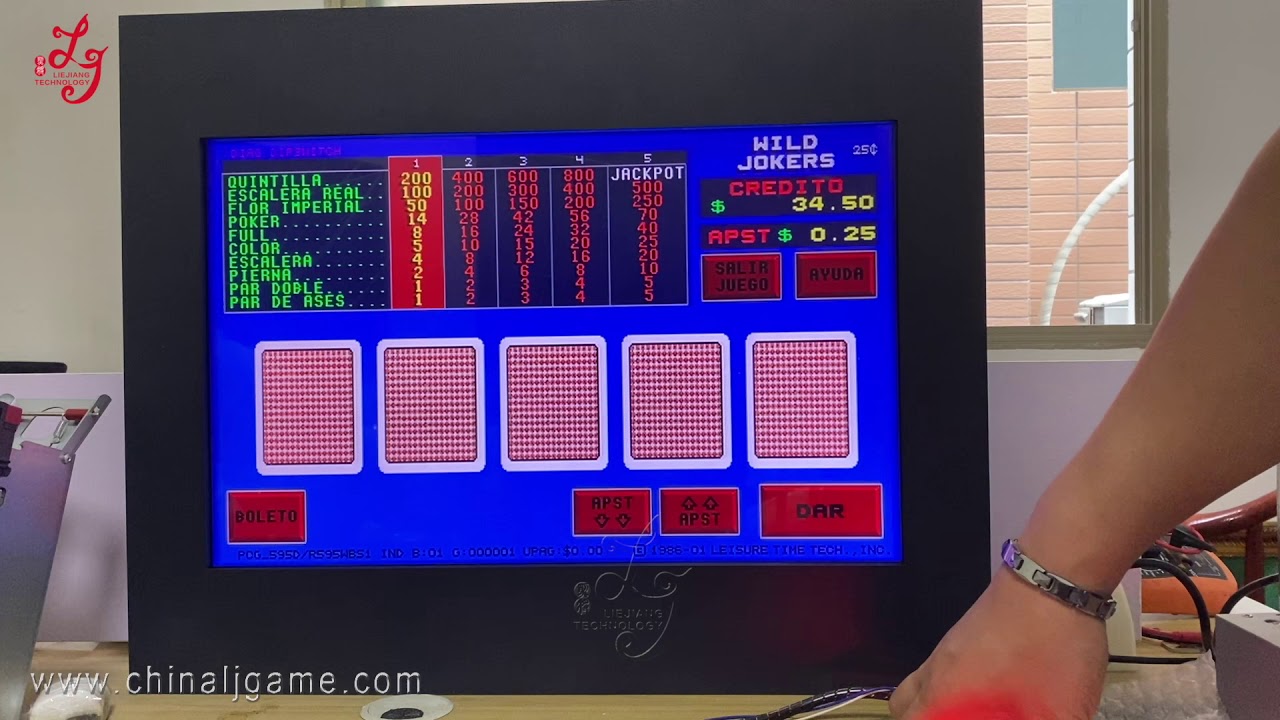 22 Inch Black or silver embedded lcd POG gaming monitor touch screen ...