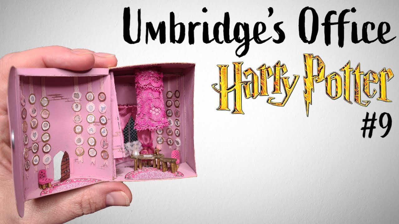 Delores Umbridge's Office | a Harry Potter Matchbox Diorama | Harry ...
