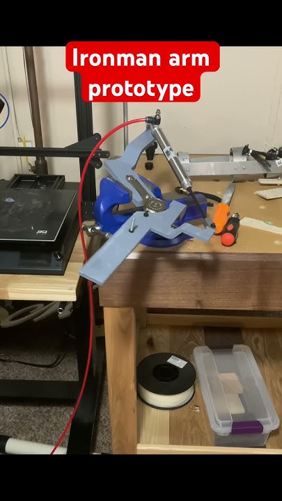 Real life iron man arm (prototype) #ironman #makeitreal #shorts #marvel - YouTube