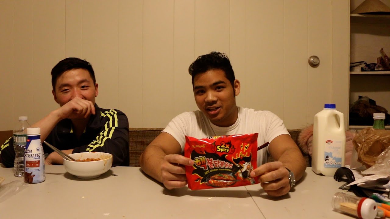 Samyang 2X Buldak Spicy Ramen Challenge - YouTube