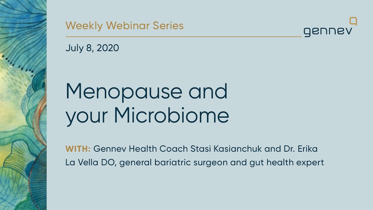 Menopause and your microbiome with Dr. Erika La Vella - YouTube