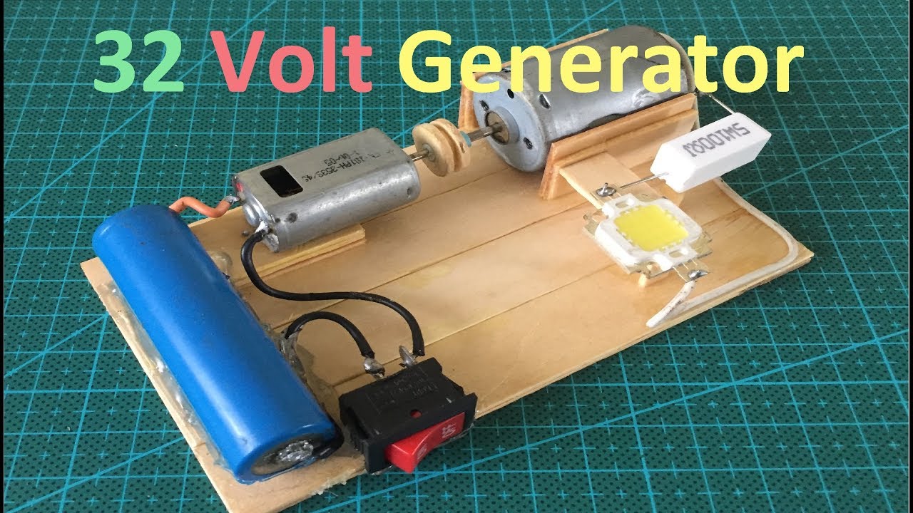 32V Generator - How to Make 3.7V Up to 32V - YouTube