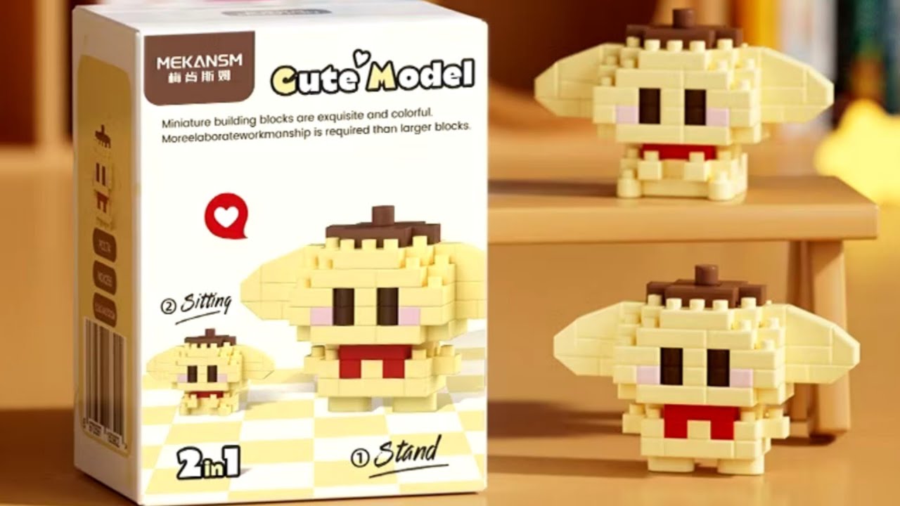 TUTORIAL MERAKIT LEGO BRICKS[CUTE MODEL SITTING POMPOMPURIN]"SANRIO ...