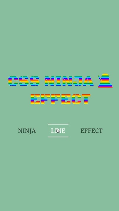 Css Ninja 🥷 Line эффект 👈 Shorts Css Html Frontend Htmlcss Css3 Csshovereffect Html5