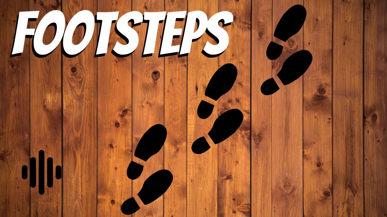 Footsteps on Wood Floor sound. - YouTube