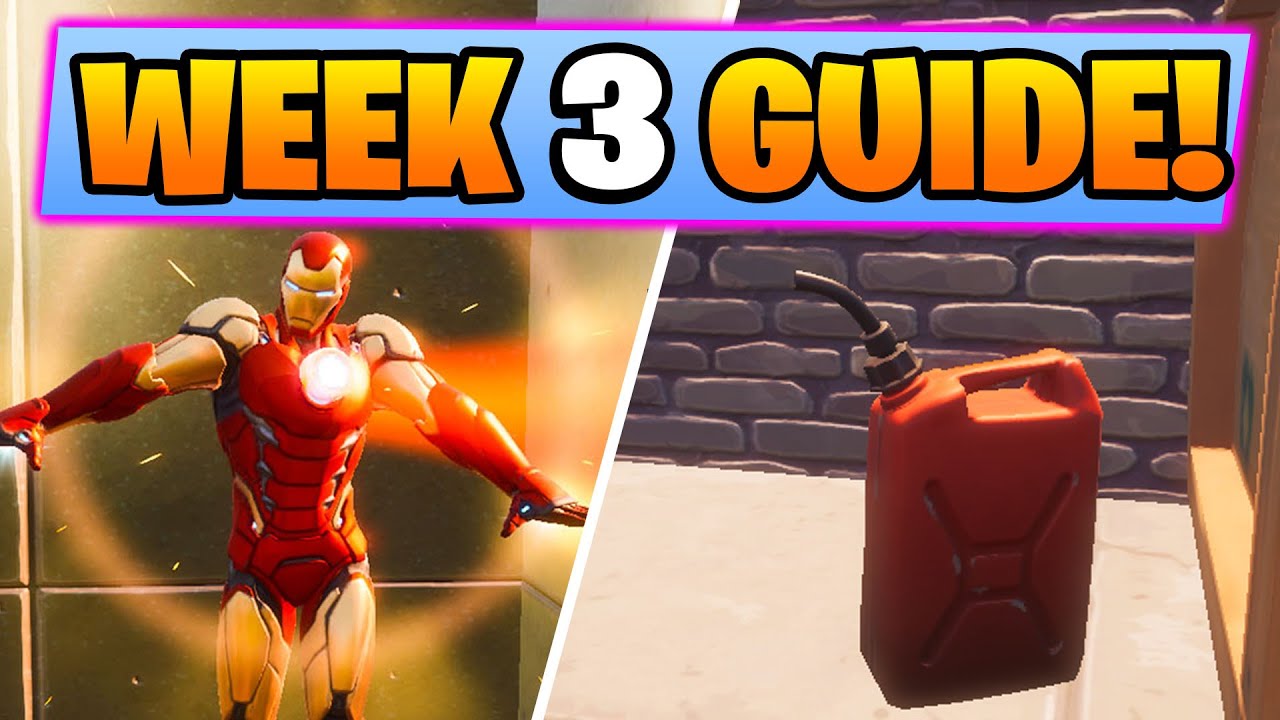 ALL WEEK 3 CHALLENGES FORTNITE SEASON 4 CHAPTER 2 - YouTube