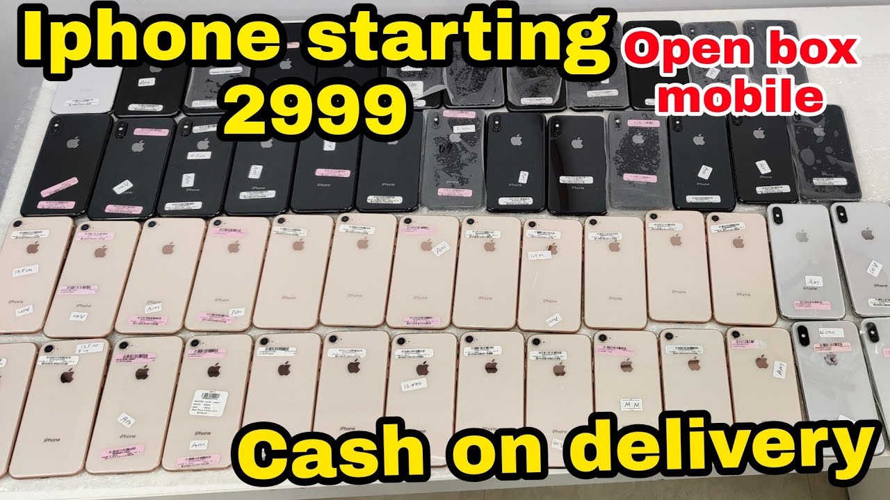 IPHONE ONLY 2999 CASH ON DELIVERY ALL INDIA CHEAP PRICE MOBILE OPEN BOX ...