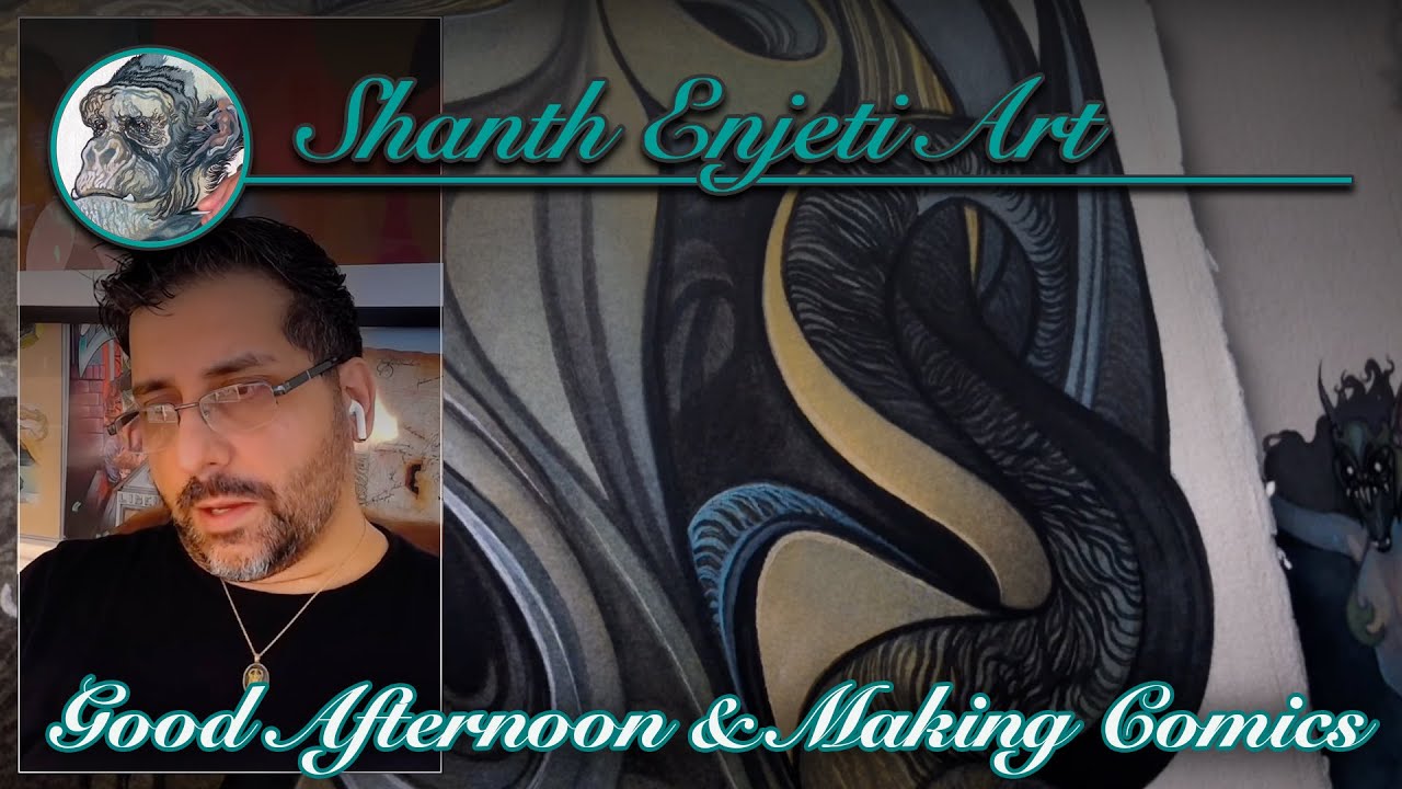 Shanth Enjeti Art | LIVE | Good Afternoon! - YouTube