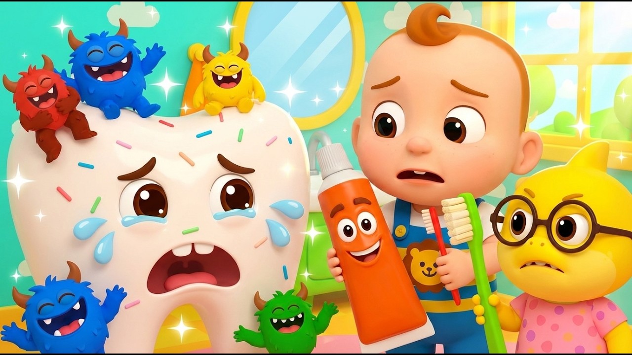 Brush Me Please! | Teeth Brushing Song for Kids | Healthy Habits ...