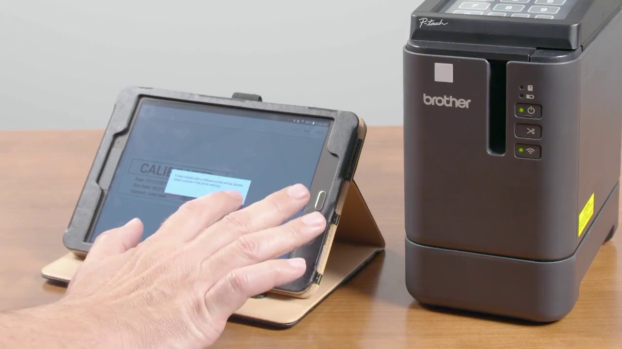 Brother PT P900 Series Printer Overview - YouTube