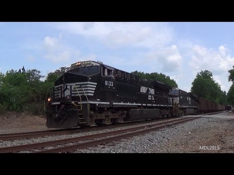 HD: NS 8133 leads NS Train 708 in Carrollton, GA - YouTube
