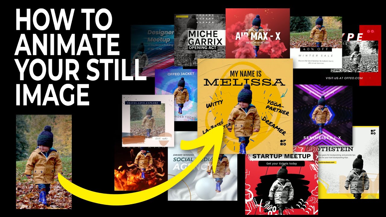 How to animate your still image easily - YouTube