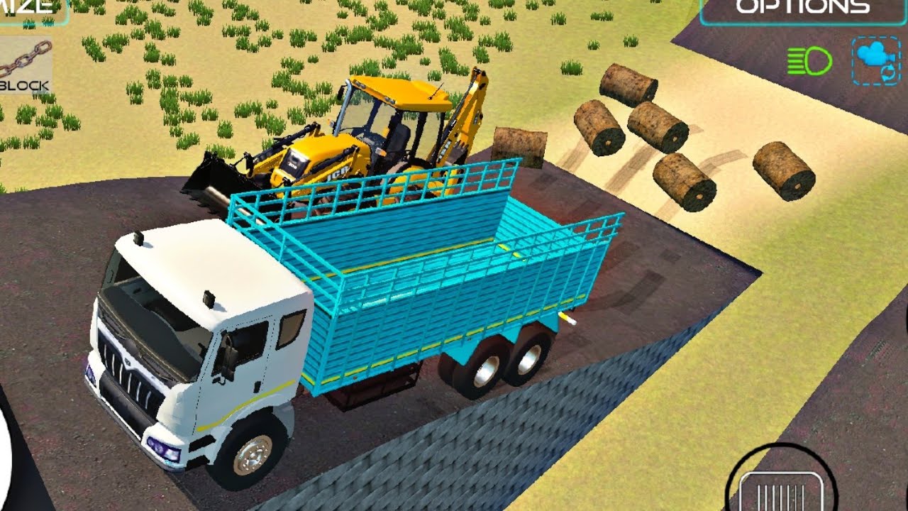 Drive JCB With lodad Panjabi Truck in game 🔥 Indian vehicle simulator ...