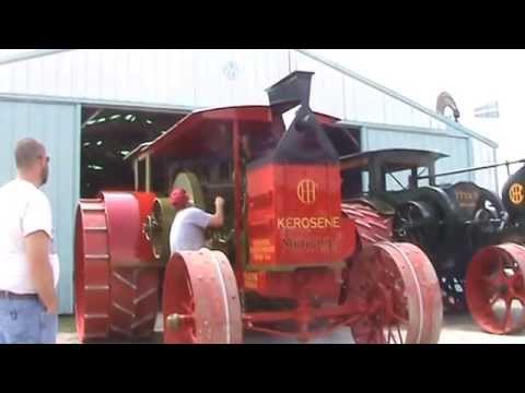 Starting a 30-60 Mogul antique IHC tractor - YouTube