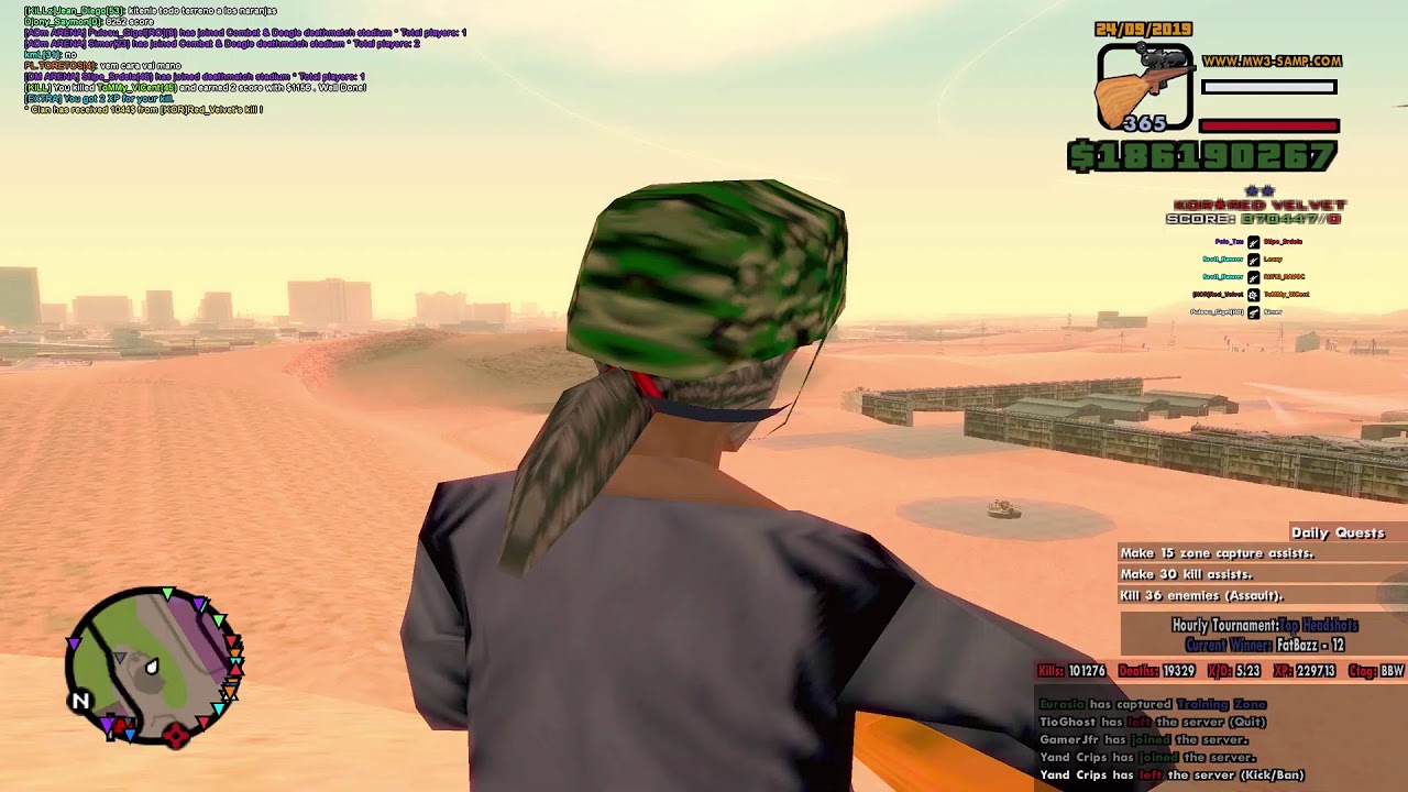 GTA SanAndreas Multi Player｜SAMP : MW3 Server - Call Of duty - YouTube