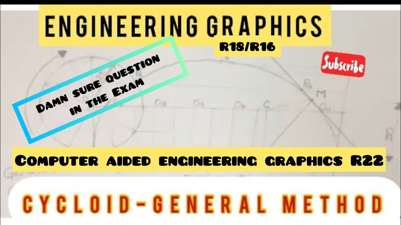 CYCLOID-General method construction-Engineering Graphics EG COMPUTER ...
